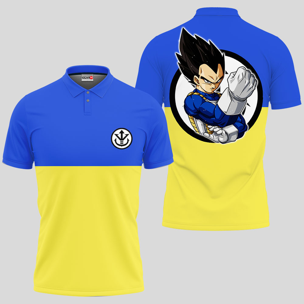Vegeta Polo Shirt Great Gift Idea - GearOtaku
