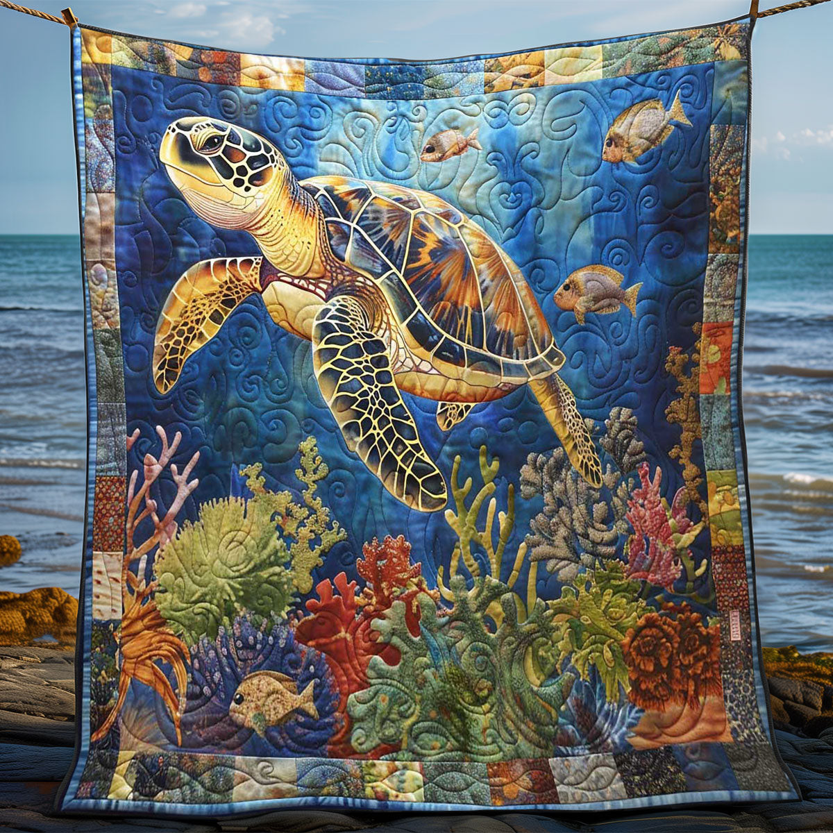 Turtle Shell Quilt Blanket Turtle Gifts For Turtle Lovers ...