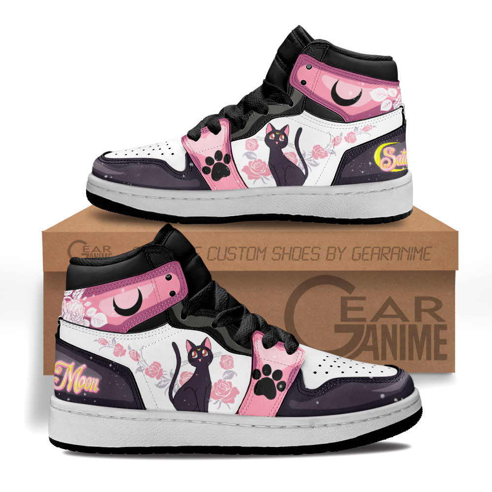Luna Kids Sneakers Custom Sailor Anime Kids Shoes - Gear Anime