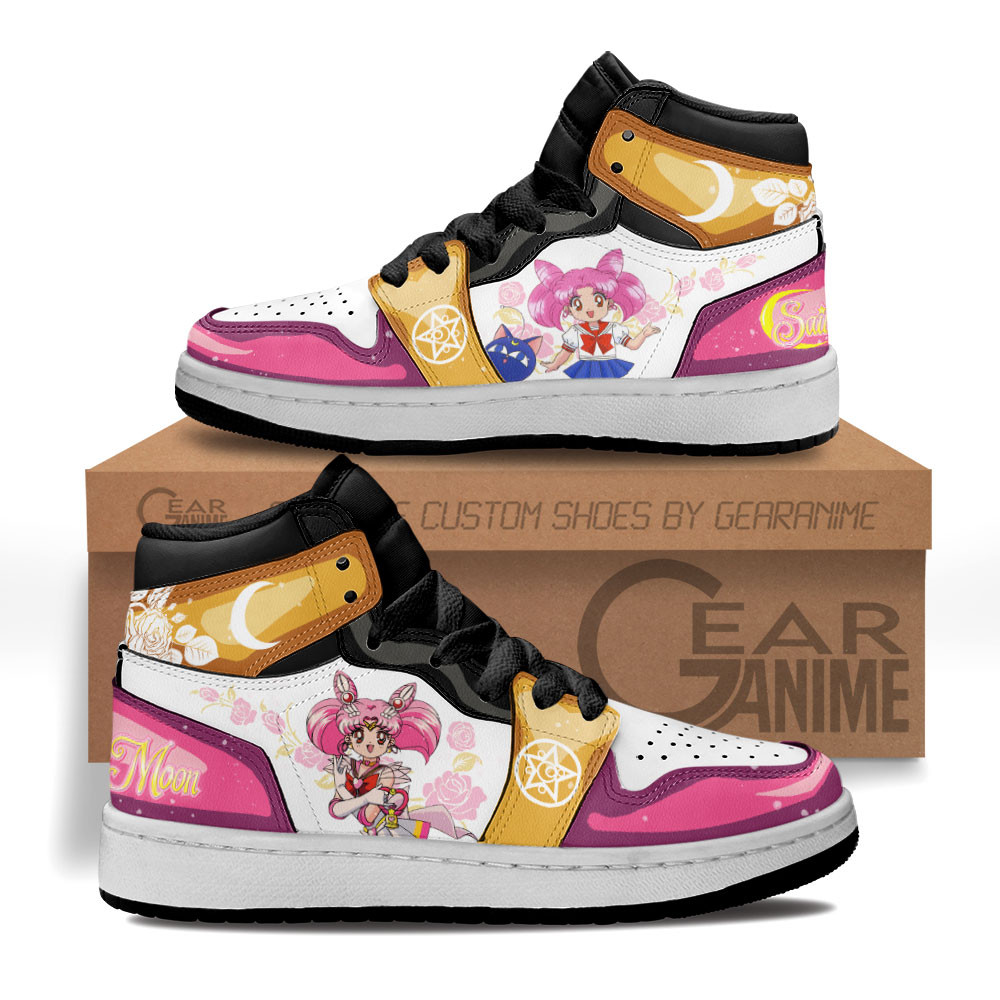 Chibiusa Kids Sneakers Custom Sailor Anime Kids Shoes - Gear Anime