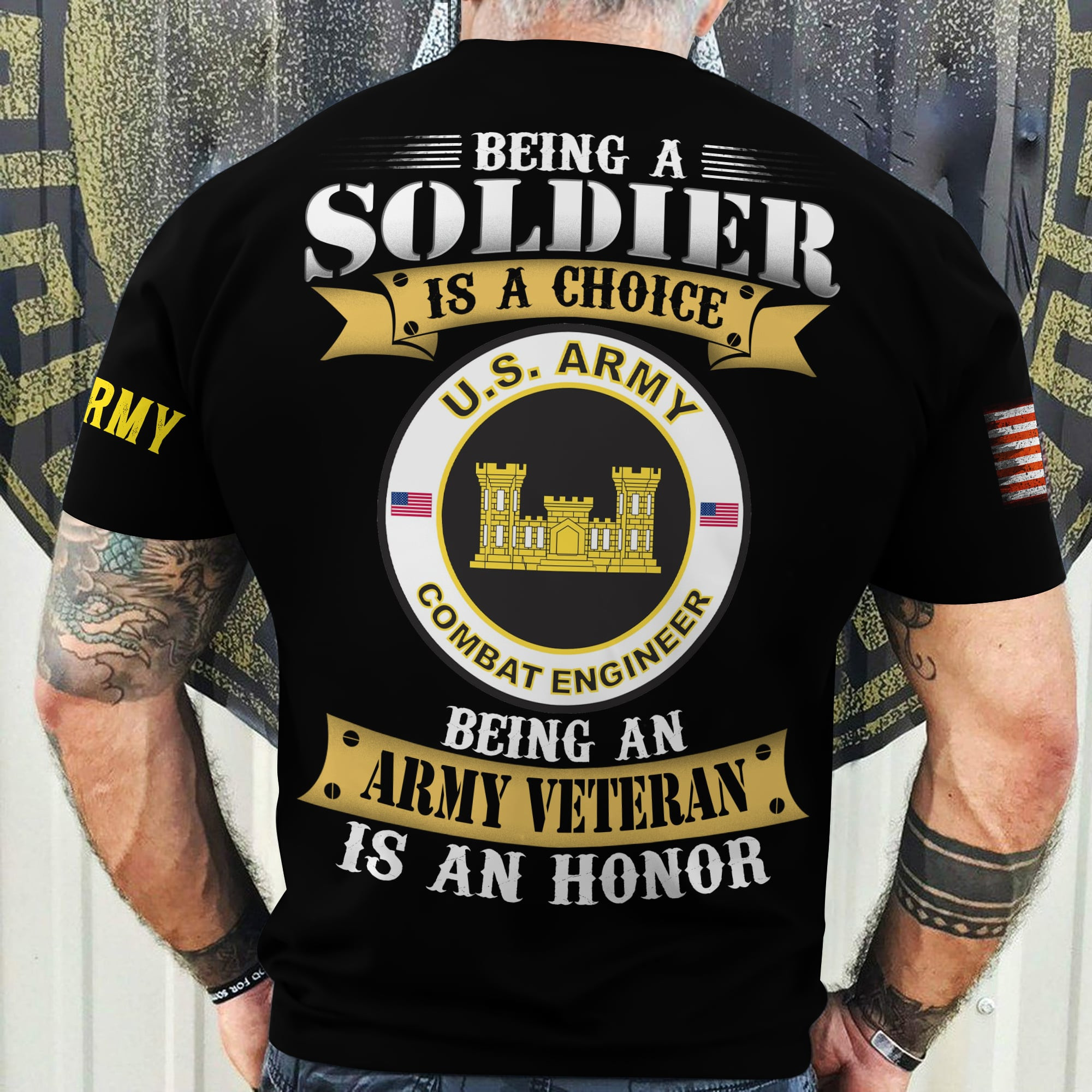 Premium Combat Engineer T-Shirt NPVC030711 - Proudvet365 Store