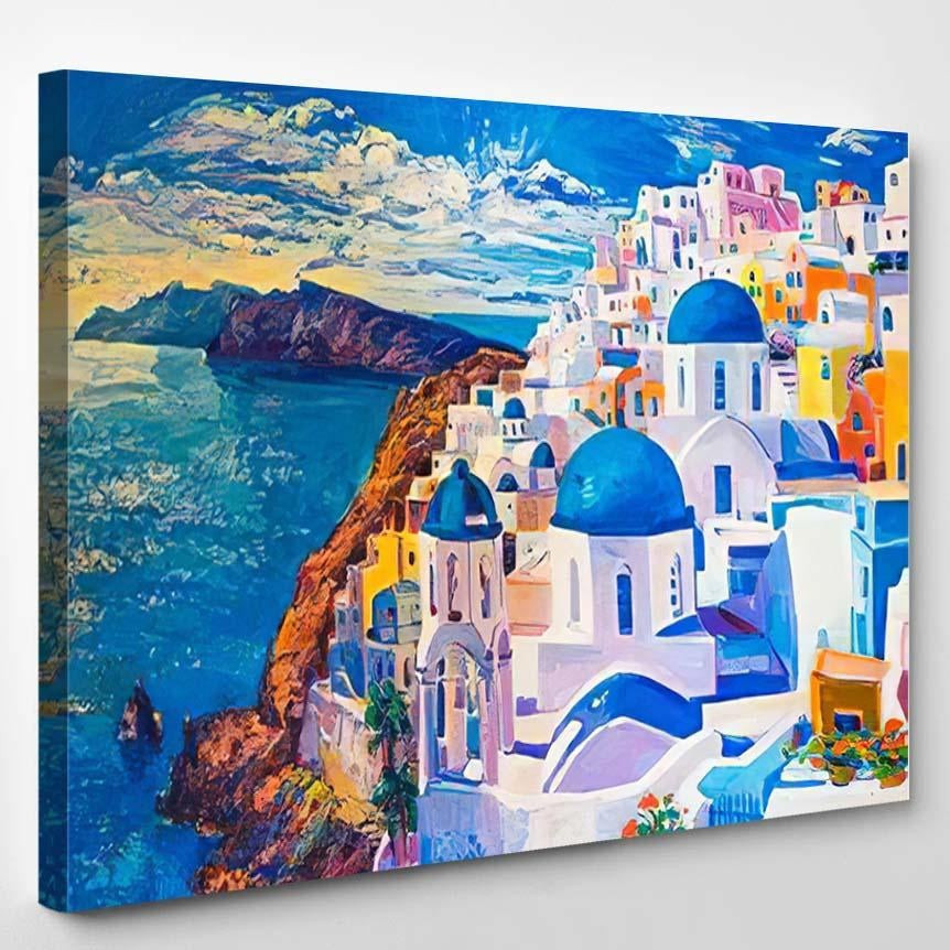 Original Oil Painting On Luxury Multi Canvas Prints, Multi Piece Panel ...