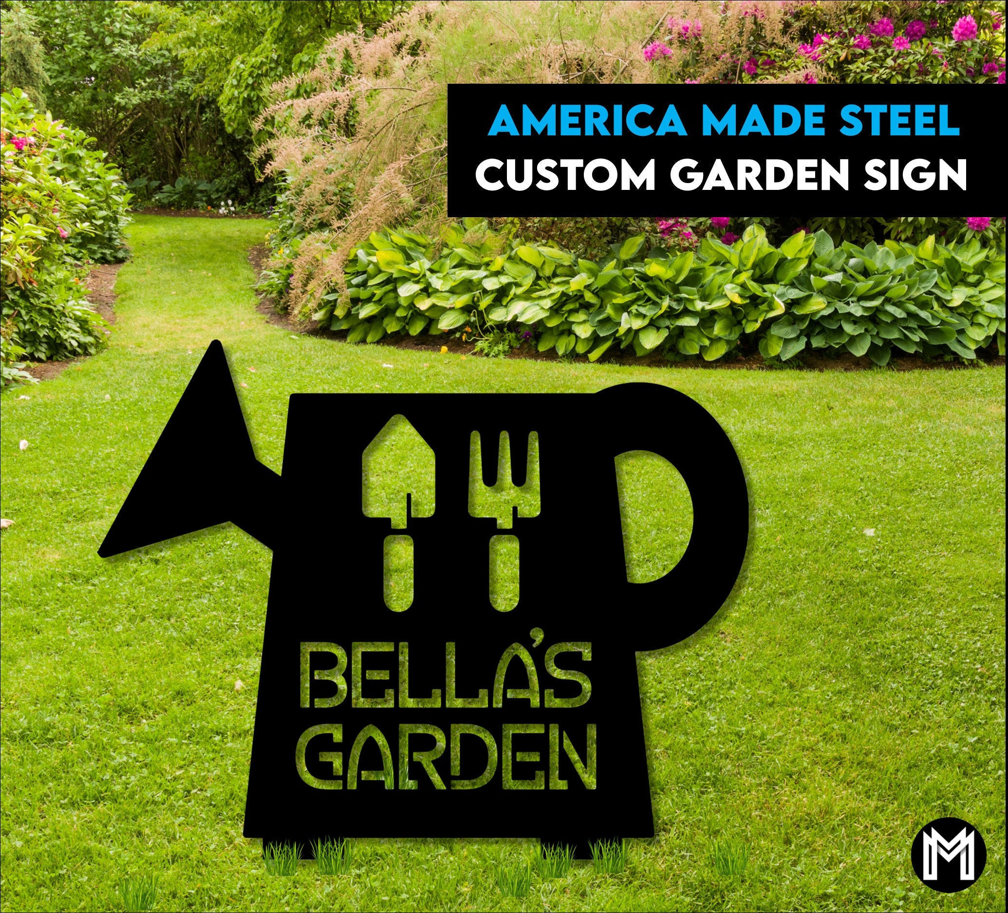 Custom Garden Sign, Garden Sign, Personalized Garden Sign, Garden ...
