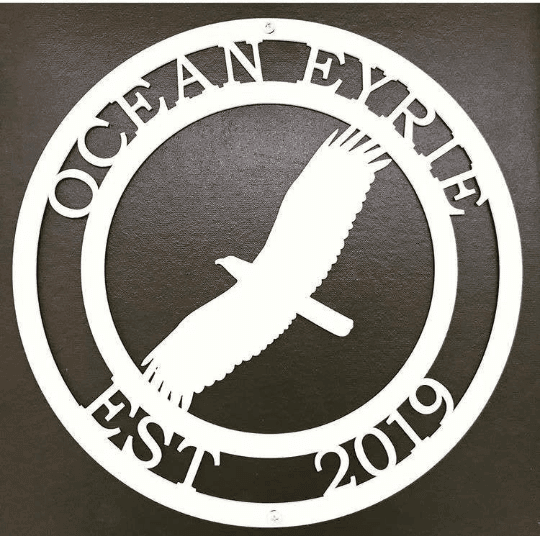 Soaring Eagle Personalized Sign Cut Metal Sign Metal House Sign ...