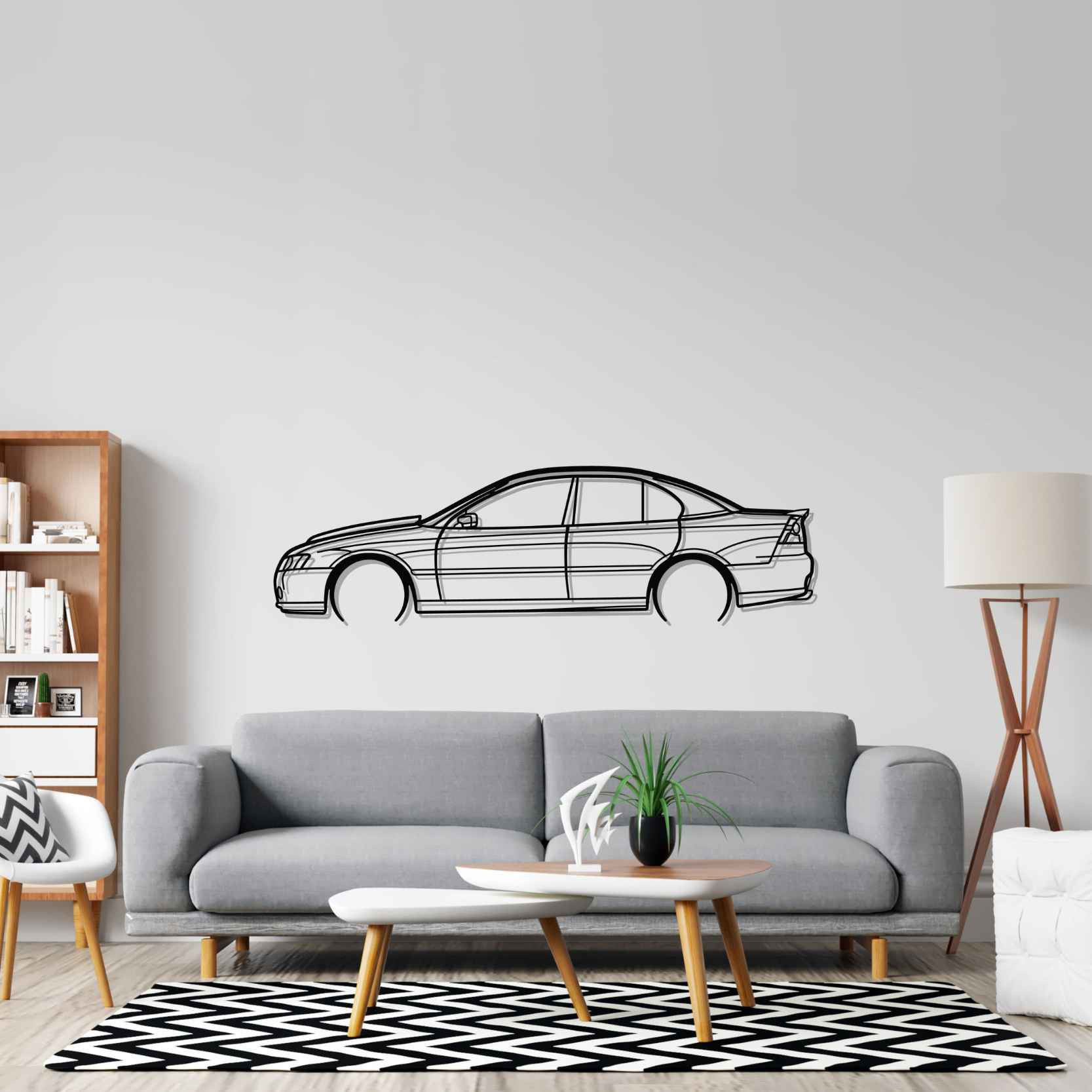 Commodore SS 2009 Detailed Silhouette Metal Wall Art, Custom Metal ...