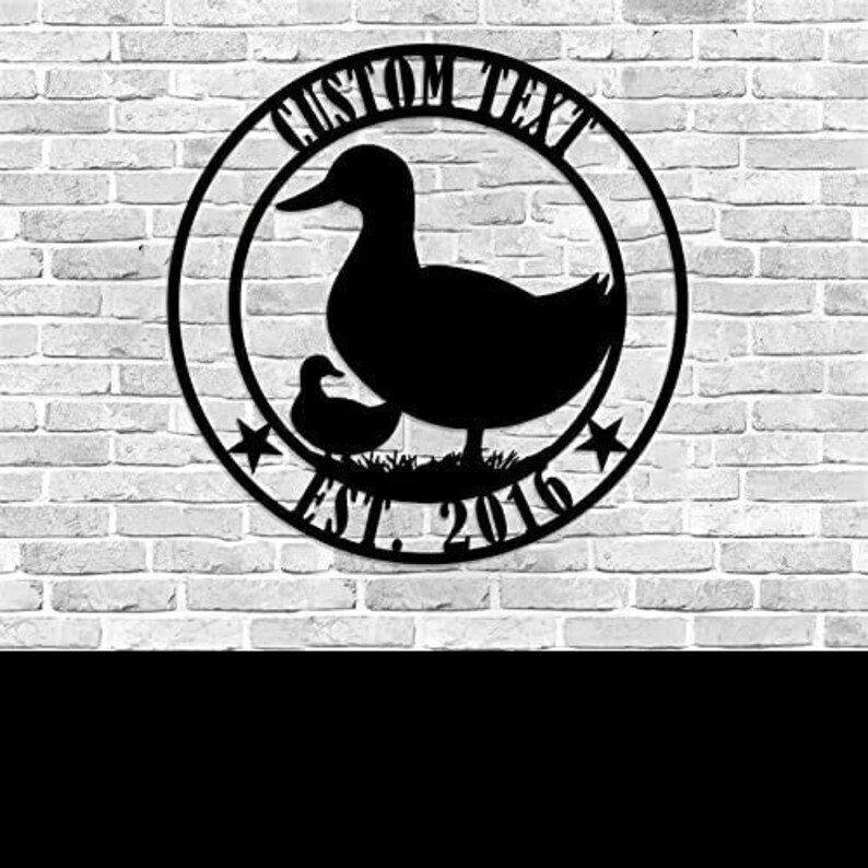 Personalized Duck sign Duck Decor Duck House Wall Decor Farm Sign Funn ...