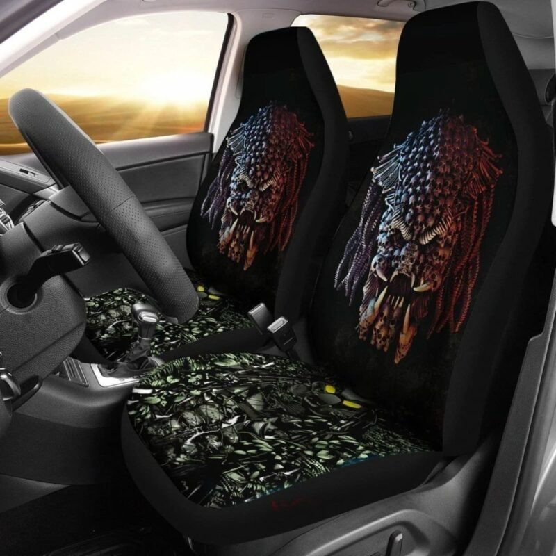 The Predator Face Car Seat Covers - DESIGN-TREND