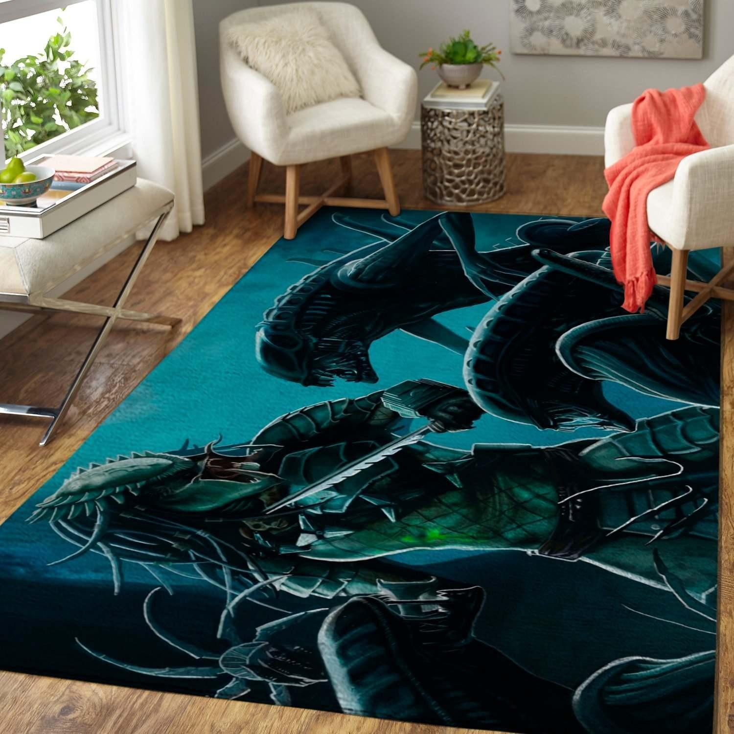 Movie Fans Alien Vs. Predator Area Rug - DESIGN-TREND