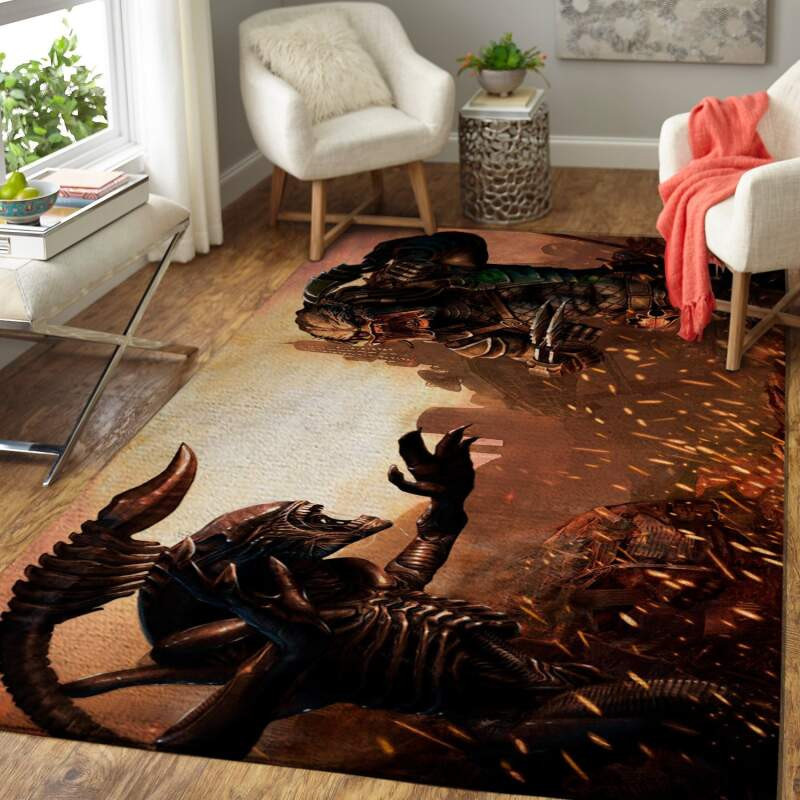 Alien Vs. Predator Area Limited Edition Rug - DESIGN-TREND