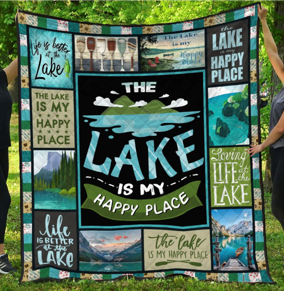 Lake Loving Lake Life 3D Quilt Blanket - DESIGN-TREND