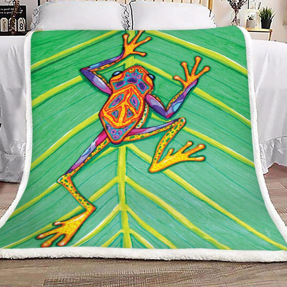 Frog Sherpa Fleece - DESIGN-TREND