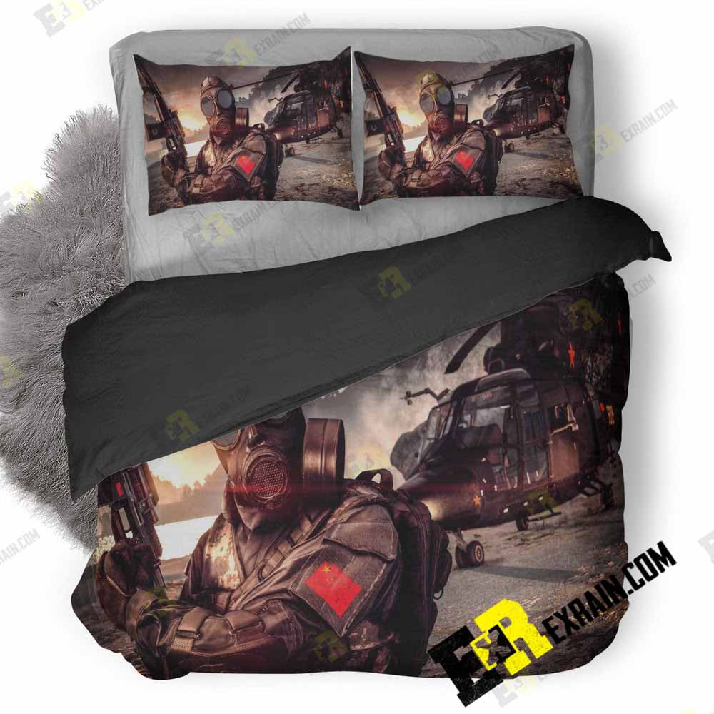 Battlefield Video Game Wide 3D Customized Duvet Cover Bedding Set ...