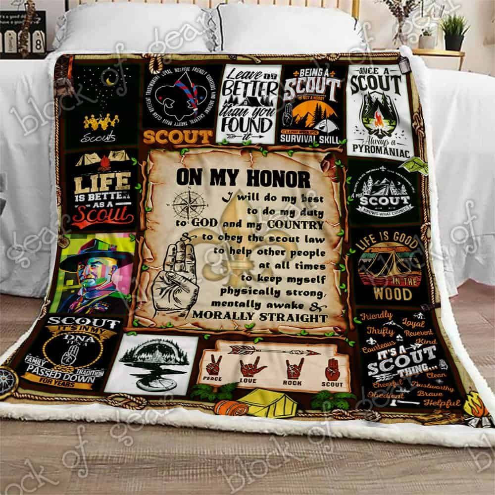 Scout And Proud Fleece Blanket - DESIGN-TREND