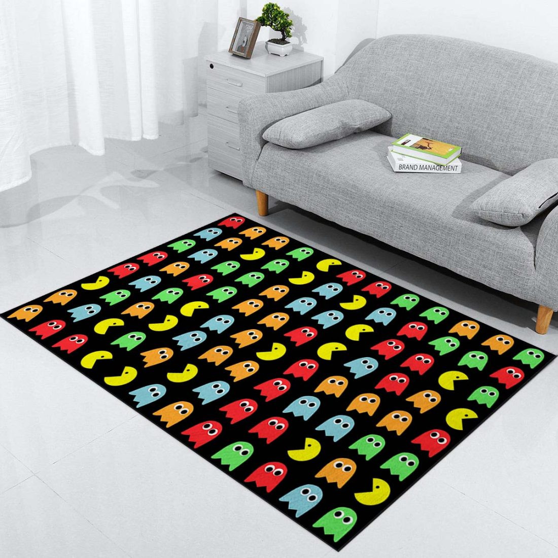 Pac man Pattern Carpet Area Rugs - Lovely Product UK