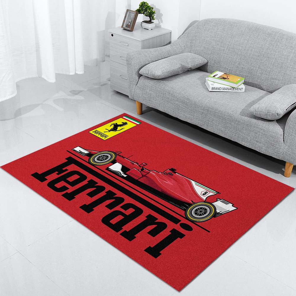 Ferrari F1 Red Carpet Area Rugs - Lovely Product UK
