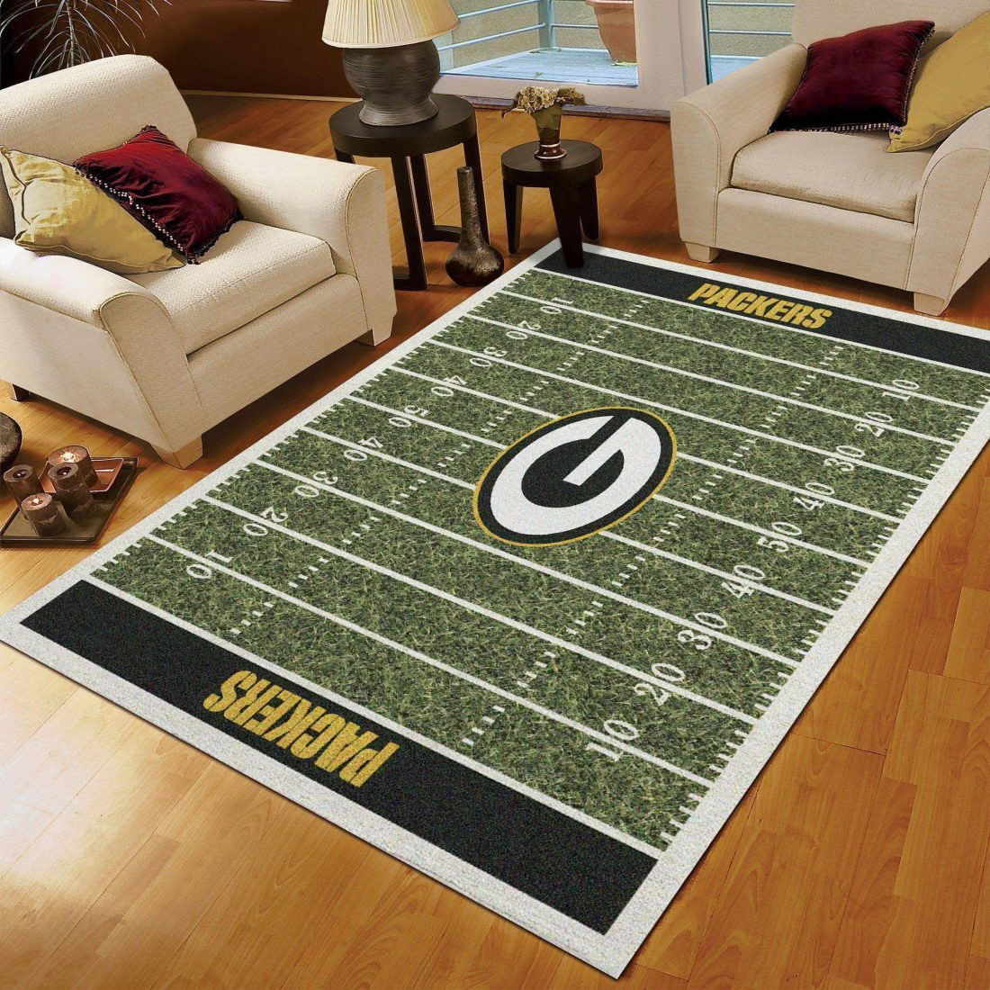 Green Bay Packers Football Team Field Carpet Area Rugs - Lovely Product UK