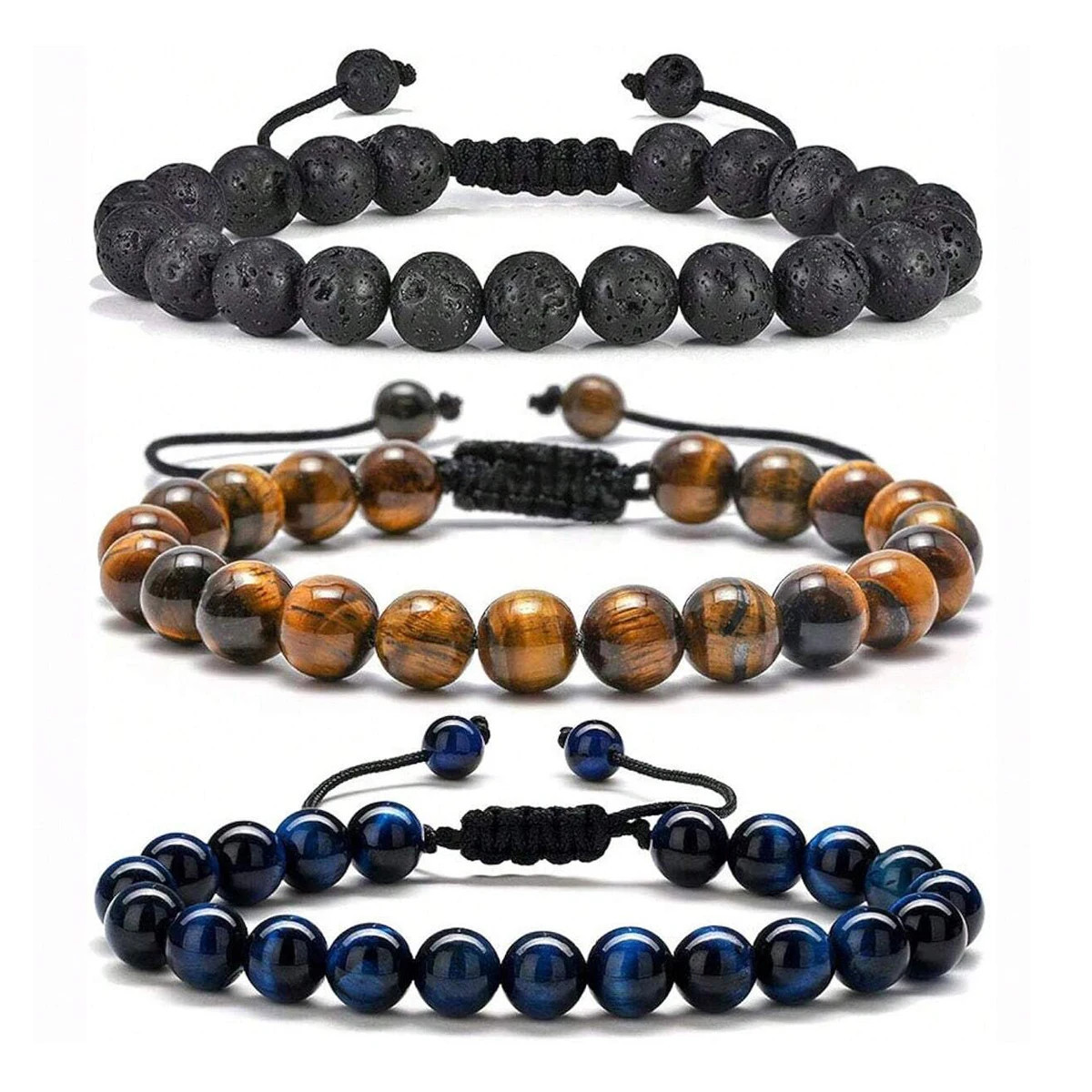 Natural Tiger Eyes Handmade Bracelet - thenativeamericansstore