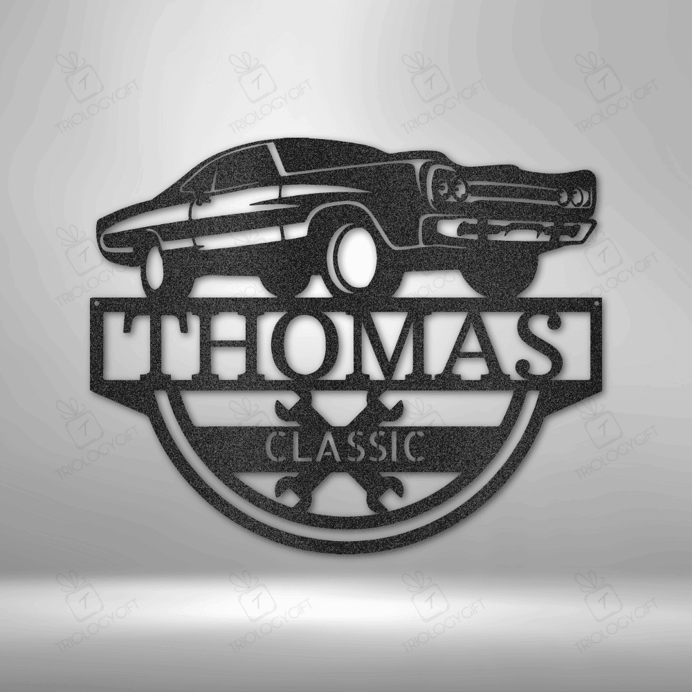 Personalized American Clacssic Car Metal Sign #2 - Custom Multicolor Us ...