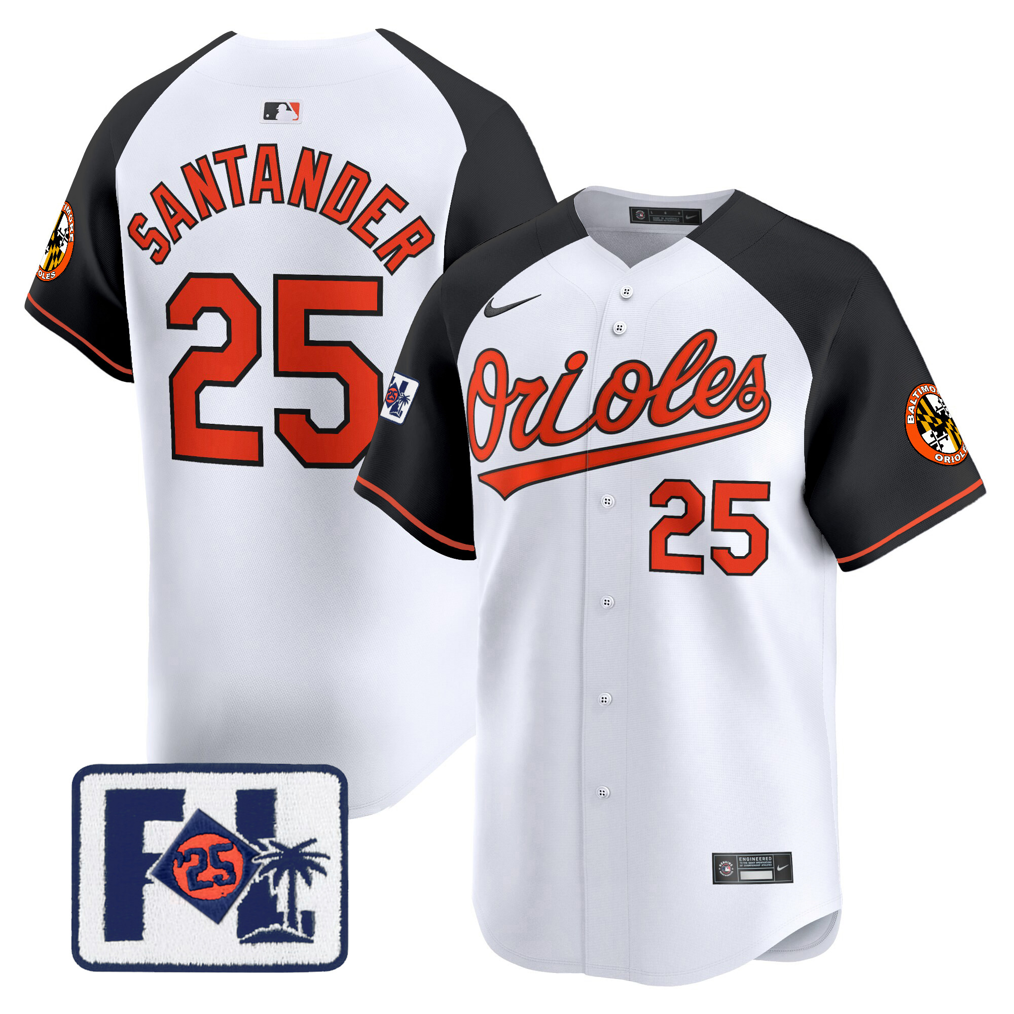 Men’s Baltimore Orioles 2025 Spring Training Patch Vapor Premier ...
