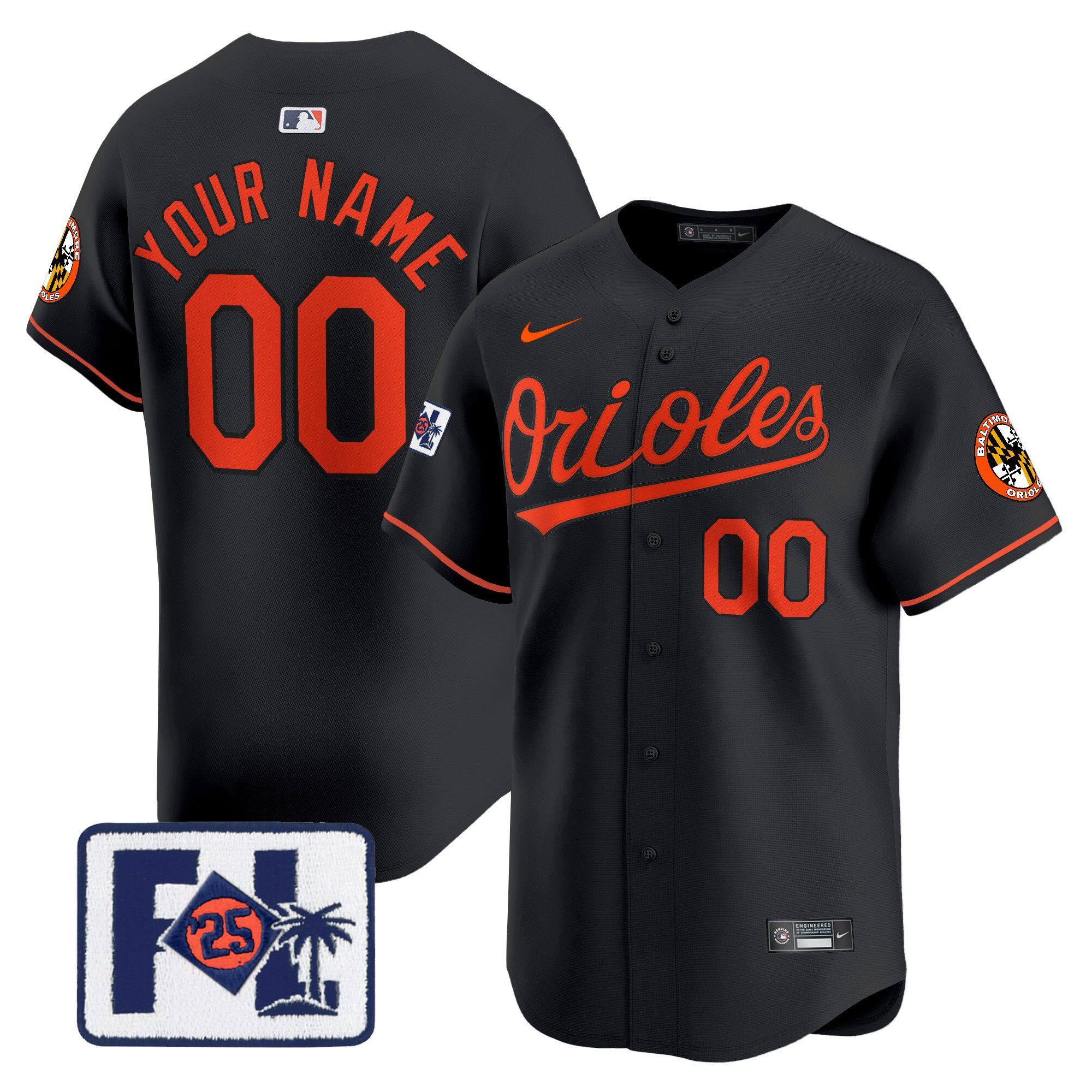 Baltimore Orioles 2025 Spring Training Patch Vapor Premier Limited ...