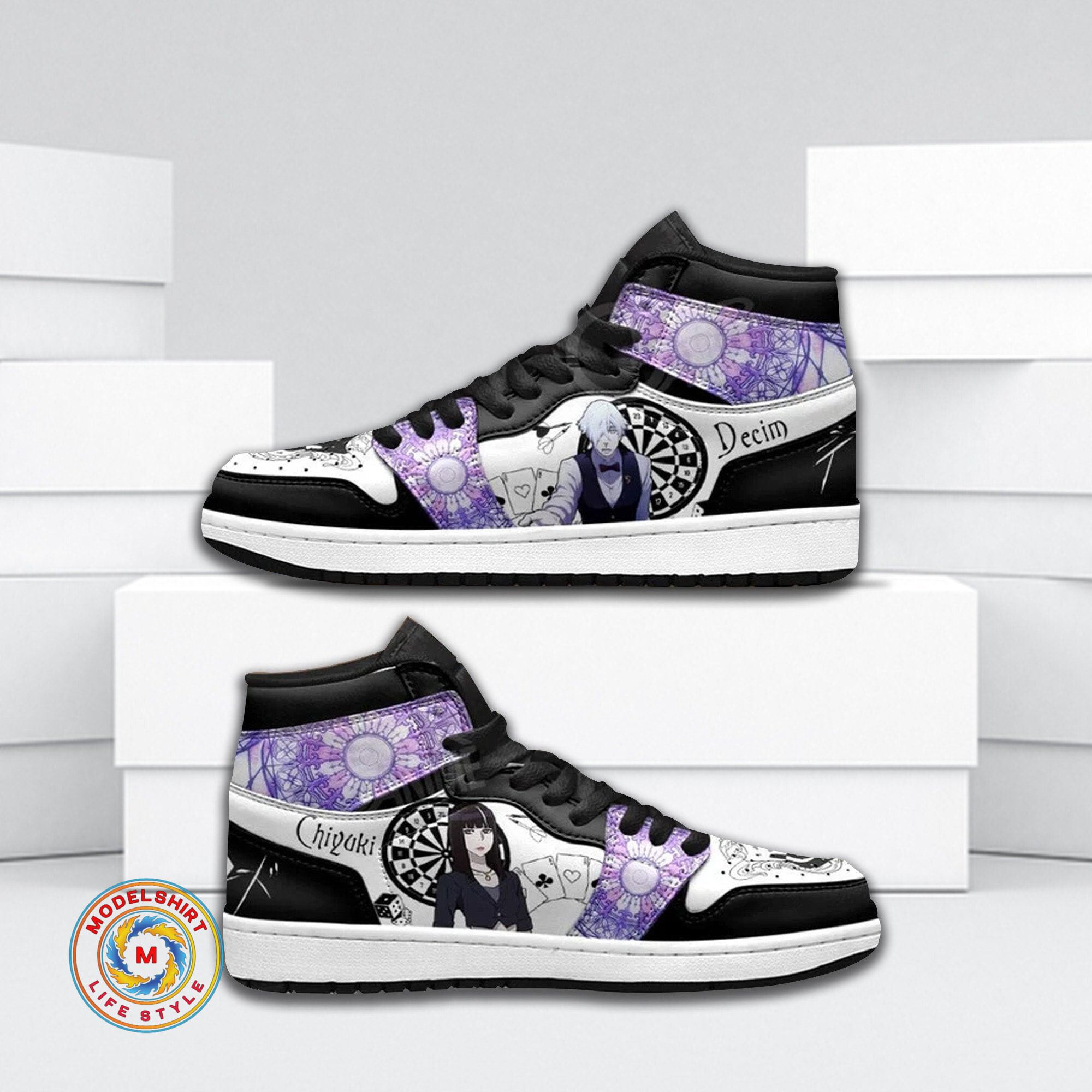 Personalized Parade Anime Shoes JD Custom Name Sneakers Shoes 2 - Model ...