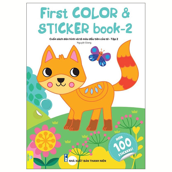 First Color And Sticker Book - Cuốn Sách Dán Hình Và Tô Màu Đ - Sách ...