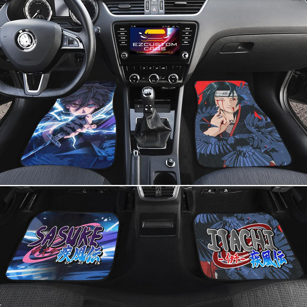 Itachi x Sasuke Naruto Anime Car Floor Mats - EZC