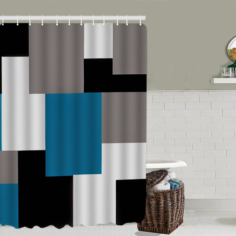 Modern Bathroom Shower Curtain - Homlays