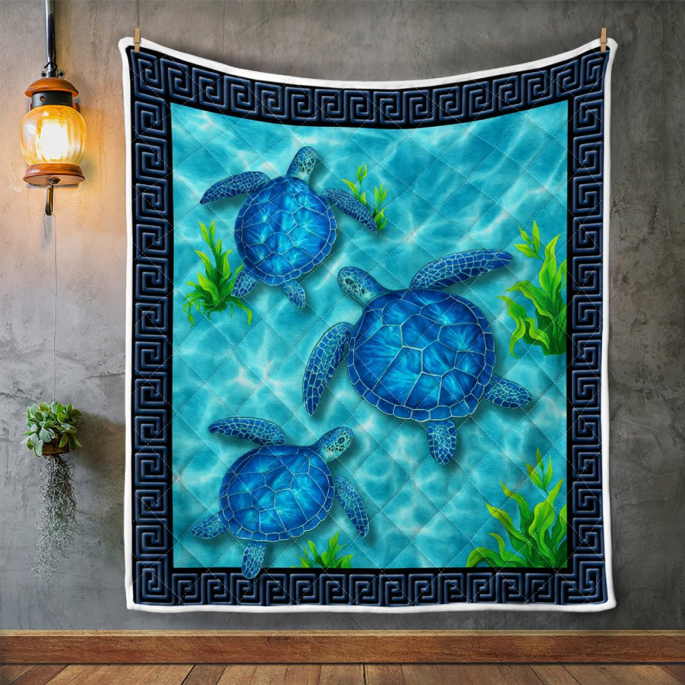 Sea Turtle Quilt - Turtle Awesome