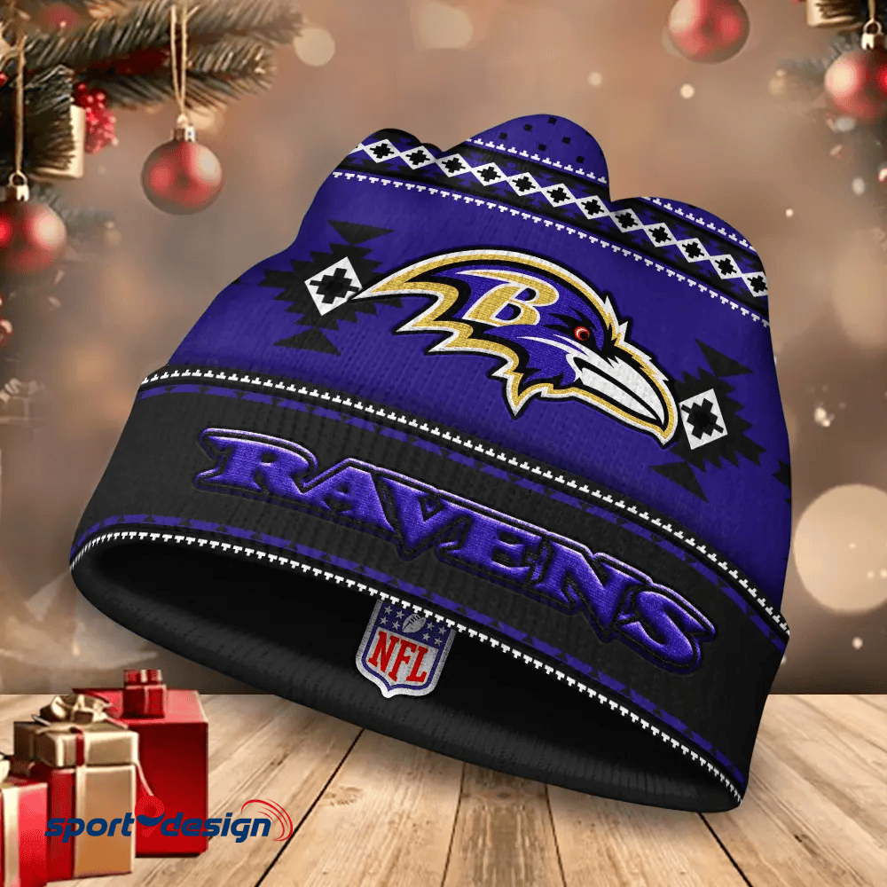 Baltimore Ravens NNBC0003 Knitted Hat Limited Edition 2024 - Sport9Design