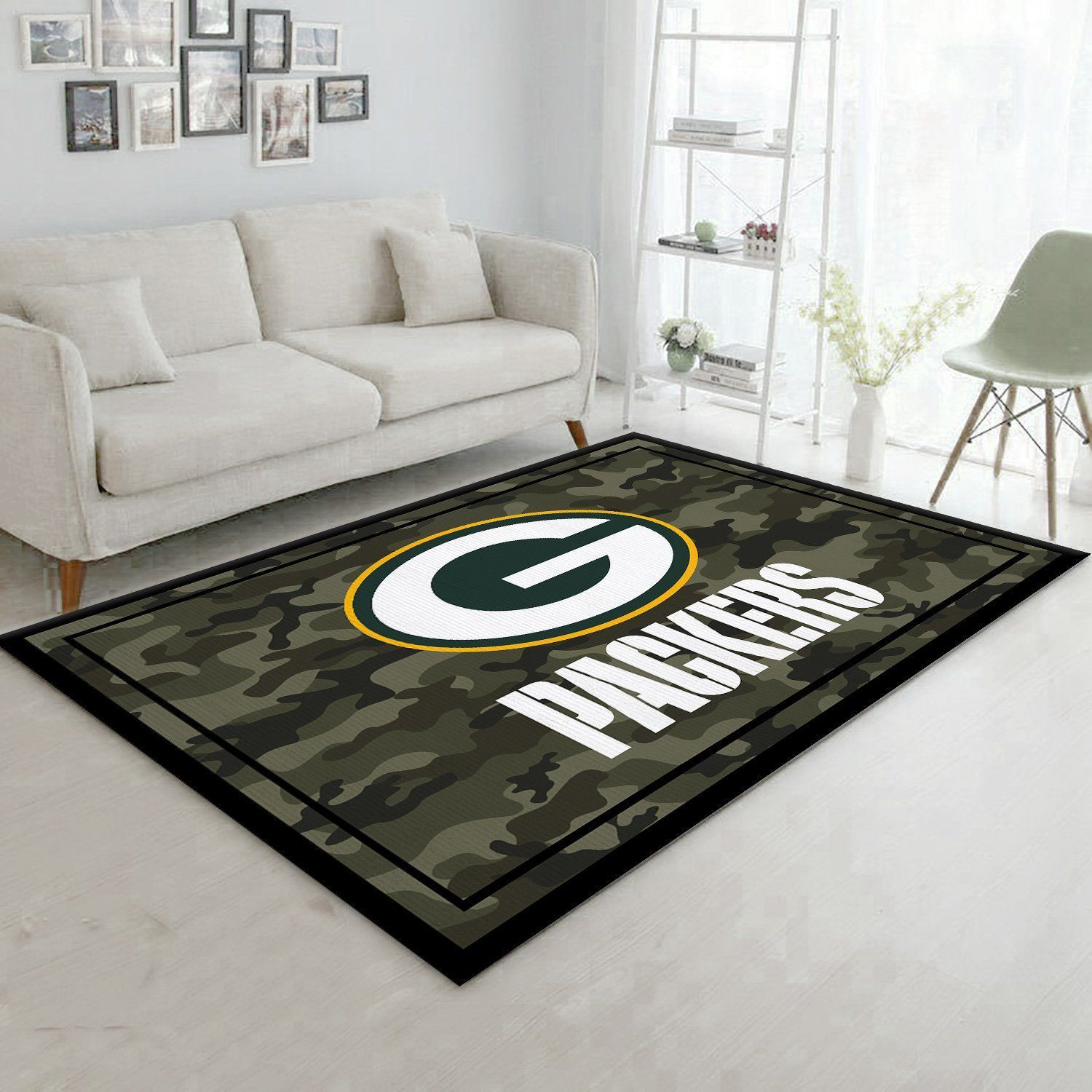 Logo Green Bay Packers NFL Rug - Custom Size And Printing - Dadturtle
