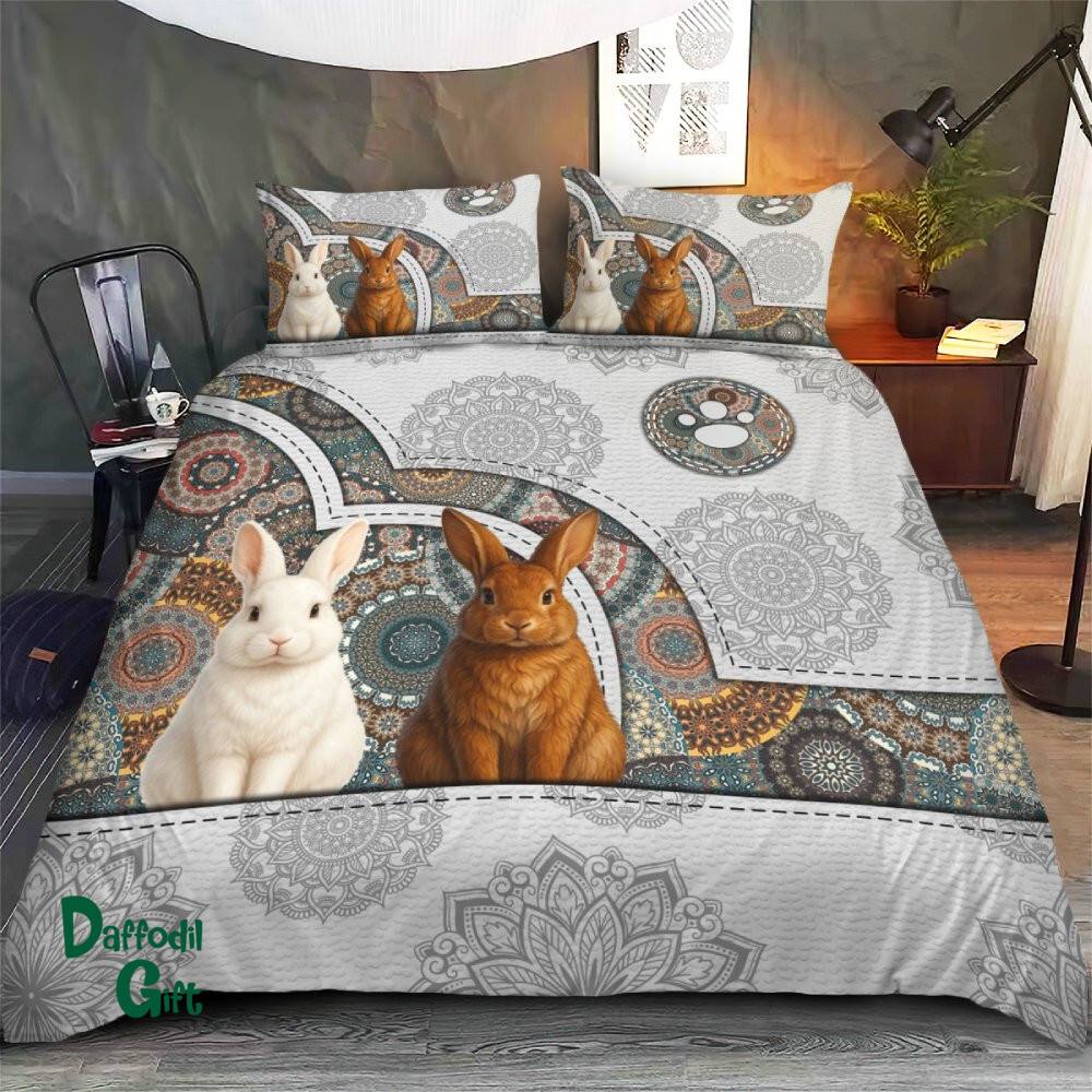 Limited Edition Rabbit Themed Bedding set 08 - daffodilgift