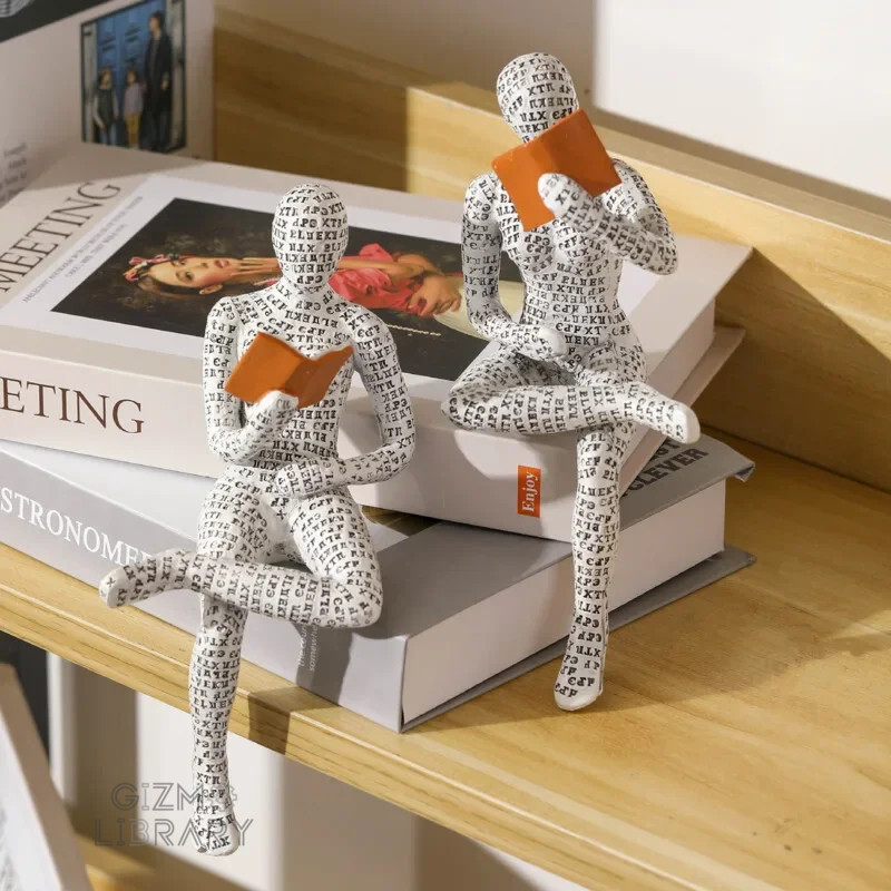 Nordic Modern Reading Statue - Gizmolibrary
