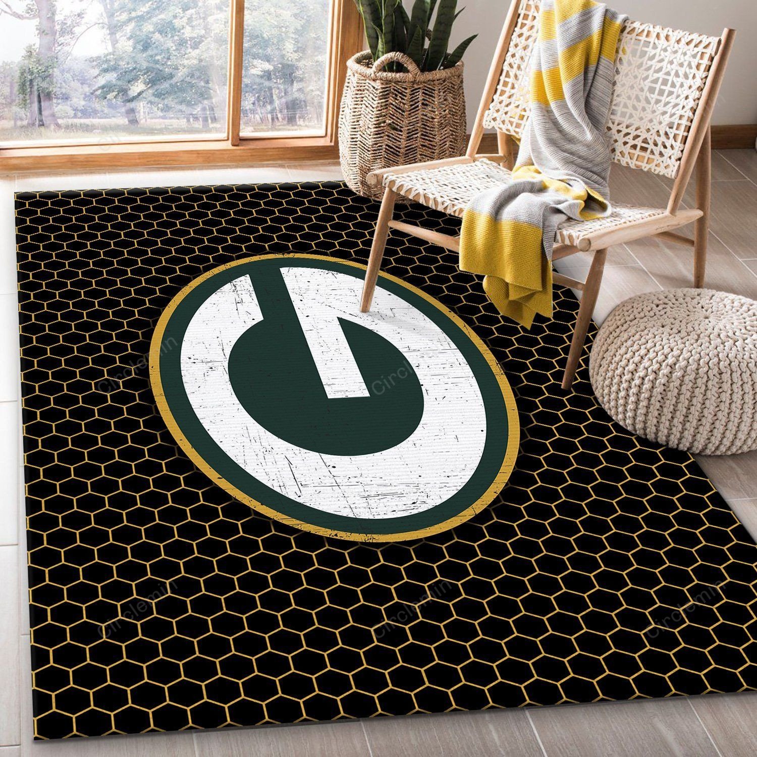 Green Bay Packers NFL Rug Custom Size And Printing - Circlemin