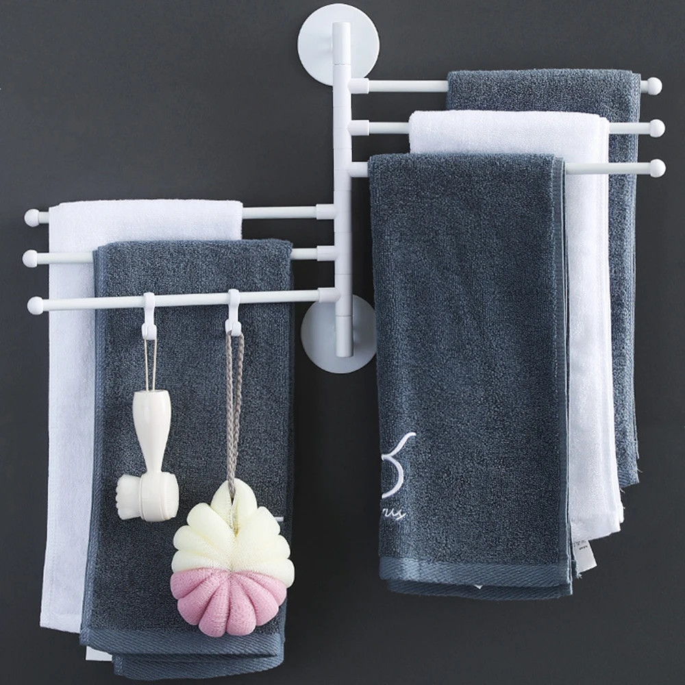 Multi-function rotating towel rack - Cretaidea.com