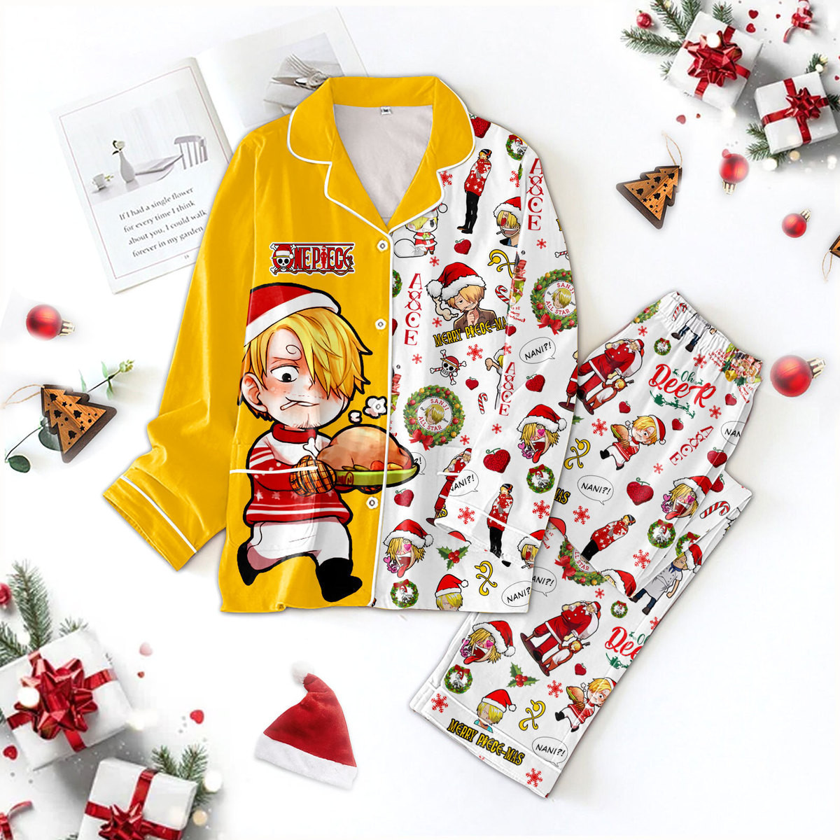 Premium One Piece Ss Button Pajamas Set Thy - Juliababier