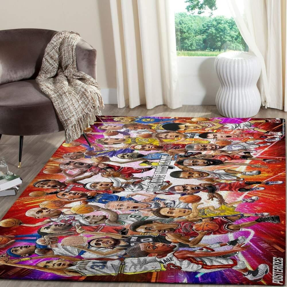 Legends Nba Basketball Area Rugs - Amazinggiftbox