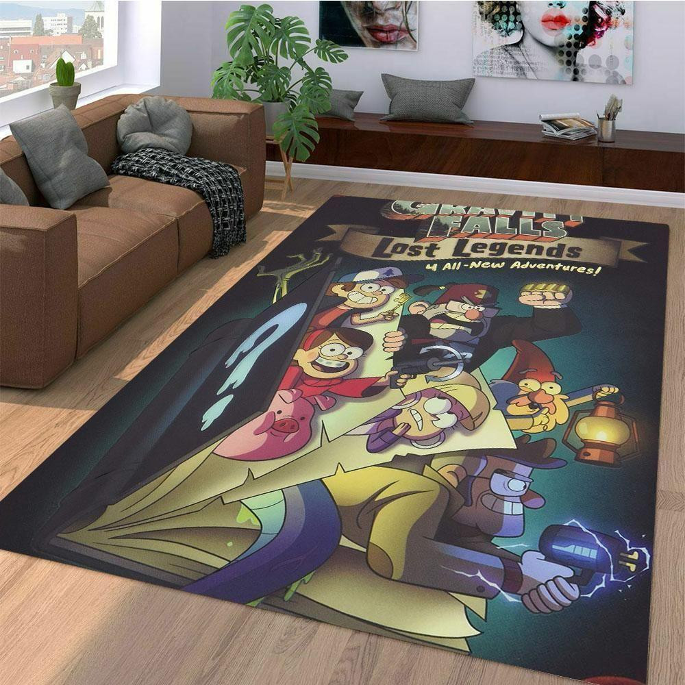 Gravity Falls Lost Legends Area Rugs Living Room Carpet Christmas Gift ...