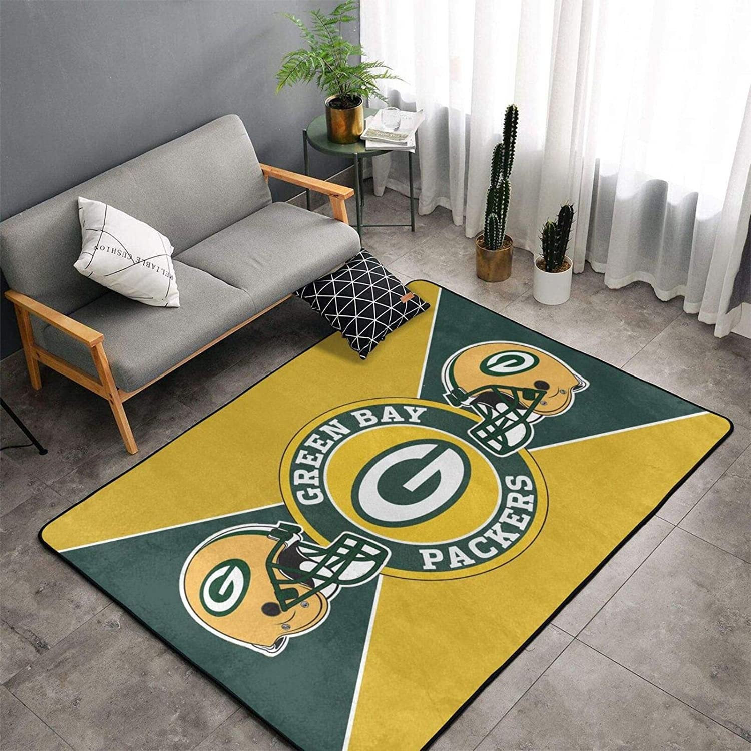 Green Bay Packers NFL Family Decorative Floor Rug Custom Size And ...