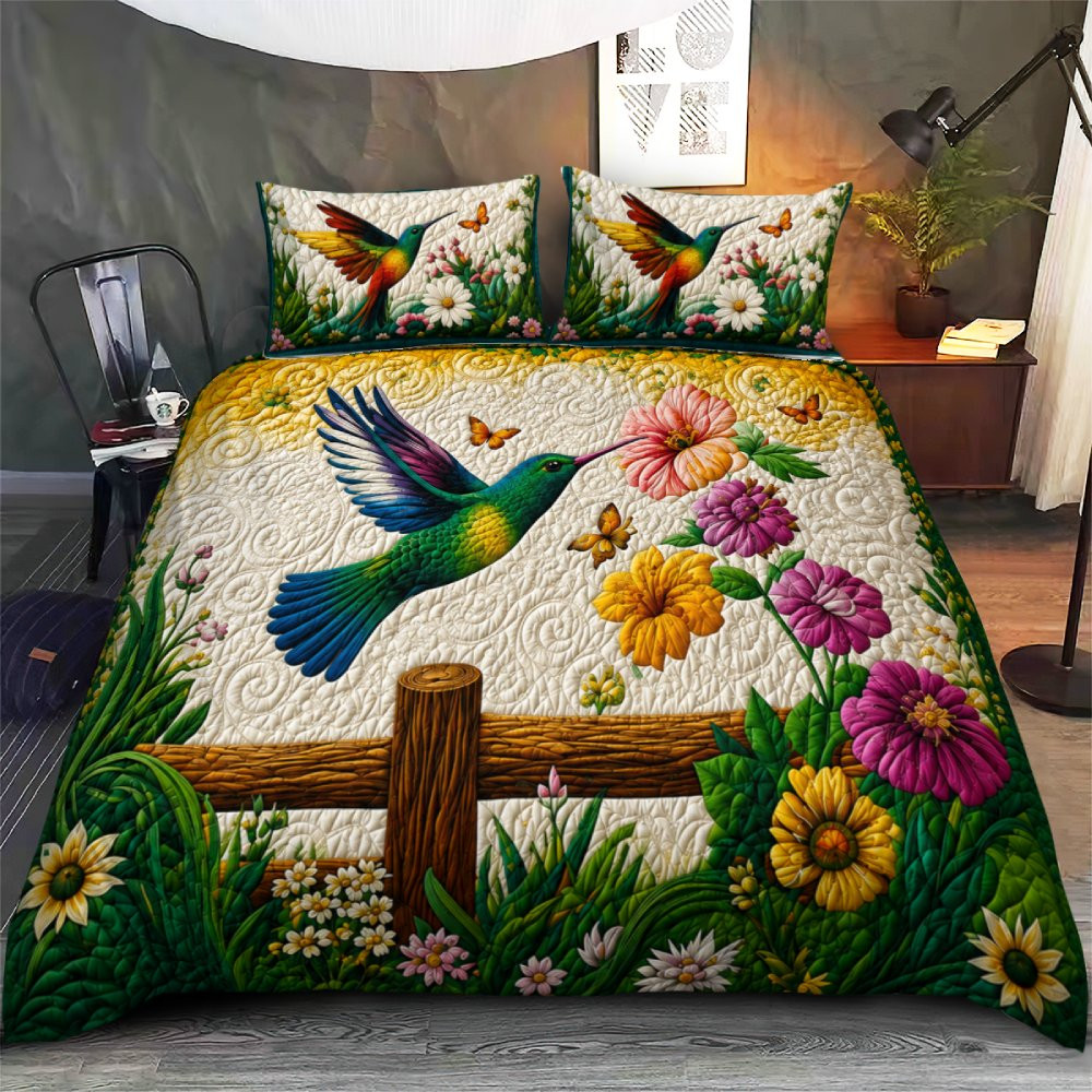 Hummingbird nature bedding set - cozynove