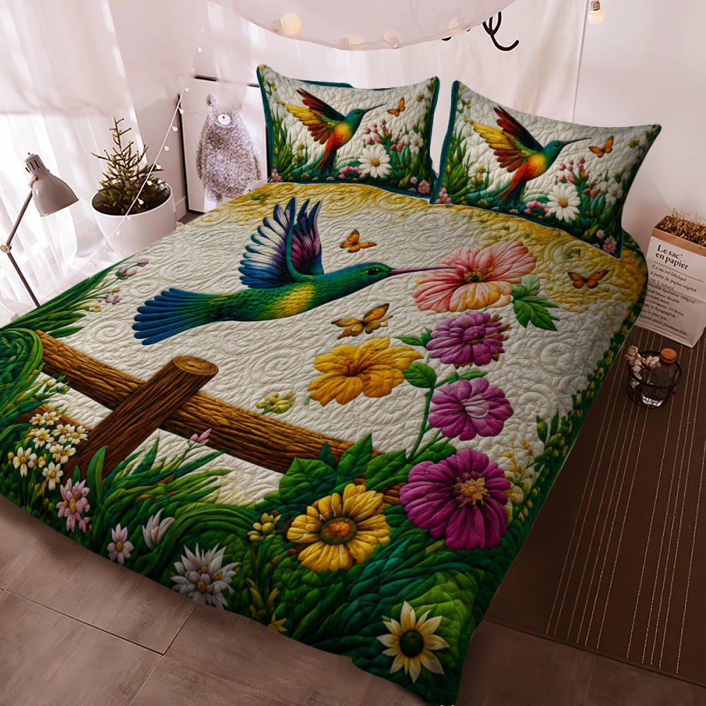 Hummingbird nature bedding set - cozynove